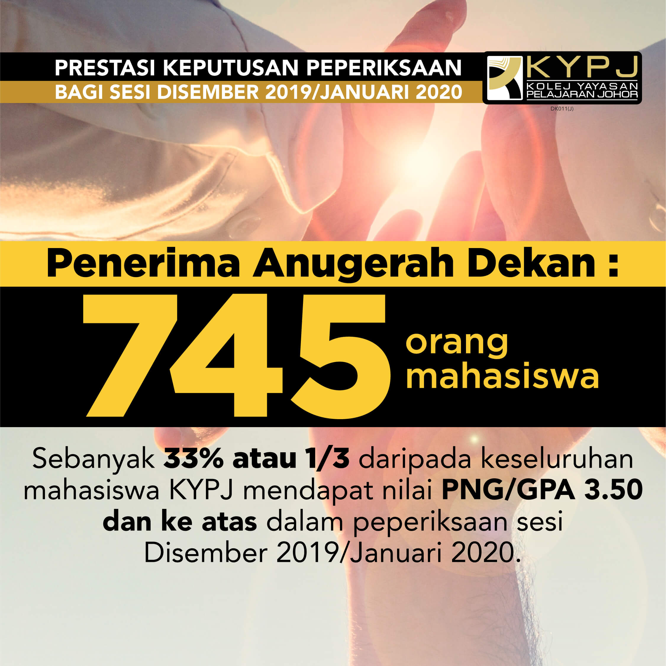 Prestasi Peperiksaan – Kolej Yayasan Pelajaran Johor